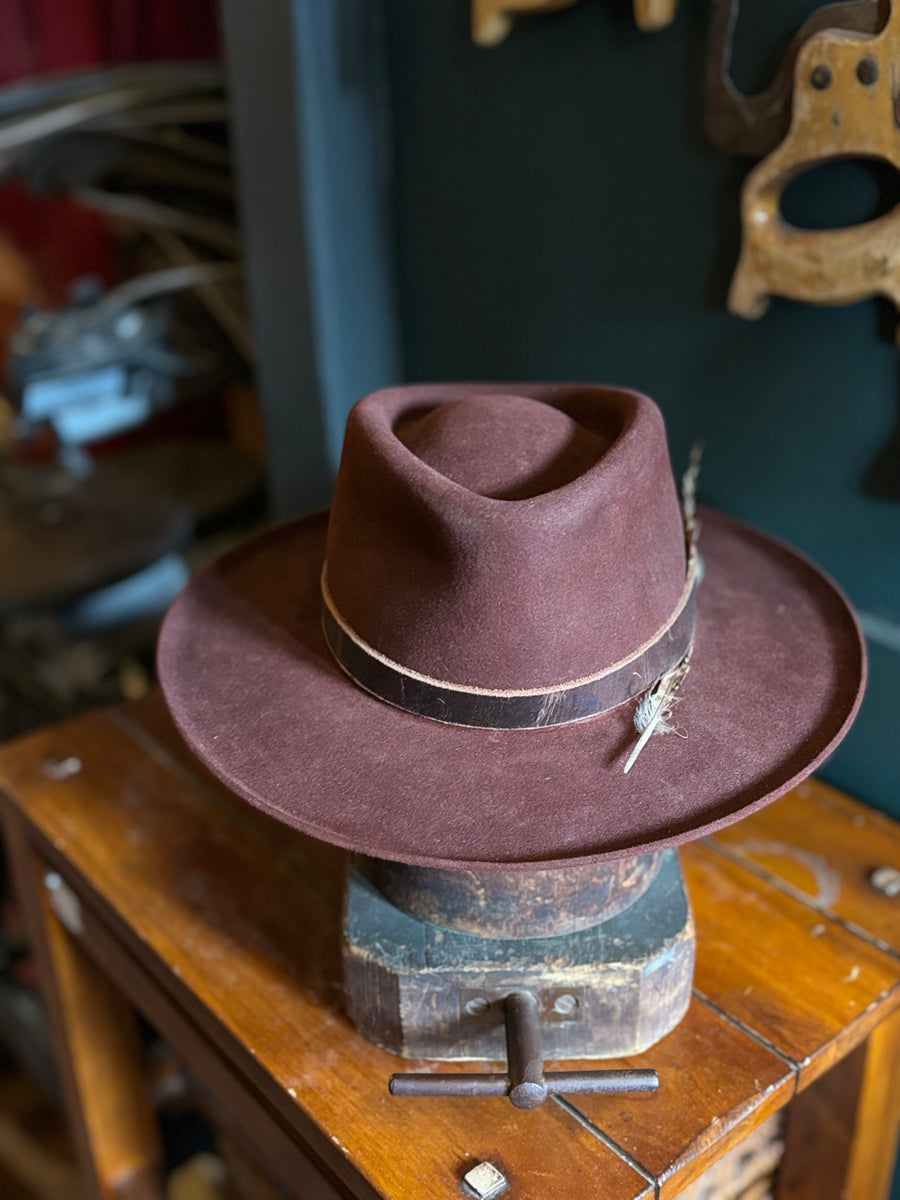 Custom Hat #2040 Size: 7 1/8+ – Steamboat Hatter